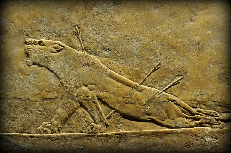 Assyrian Lion-Hunting at the British Museum – World History et cetera