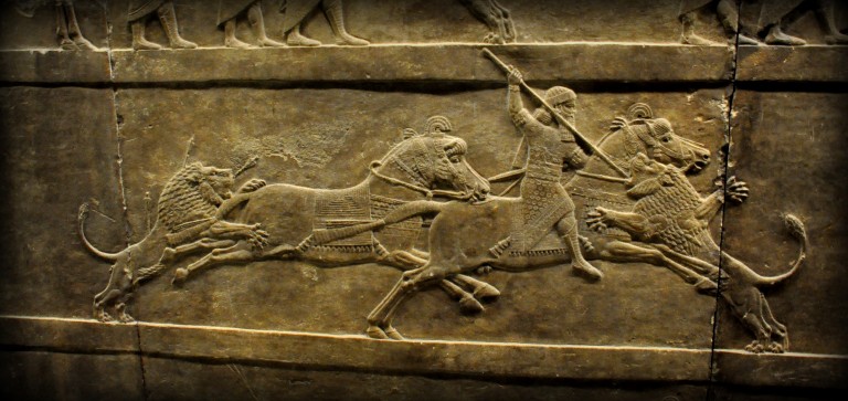Assyrian Lion-Hunting at the British Museum – World History et cetera